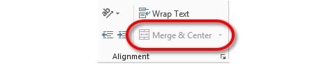 Merge and Centre: A Better Alternative