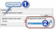 How to create and set up multilevel numbering in Word that works ...