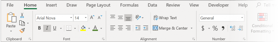 Excel Screen: A Beginners Tour