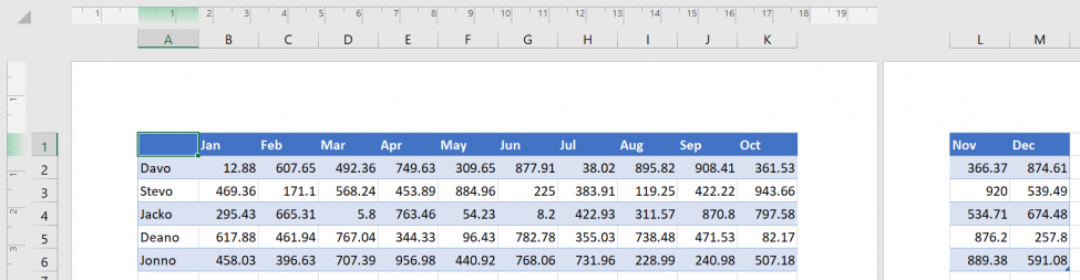 Excel Screen: A Beginners Tour