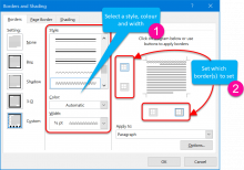 How to add a visual separator to your Microsoft Word document