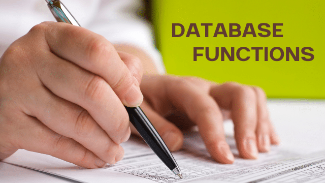 Database Functions 5 Easy Old School Reporting Functions 9766